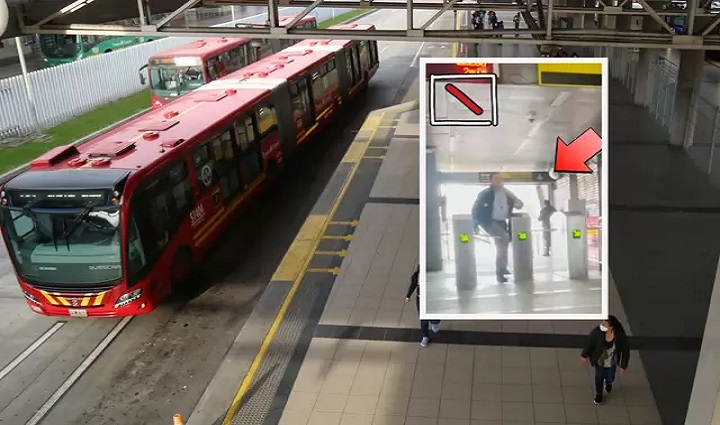 Radio viva Fenix | Conductor de Transmilenio es grabado colándose en ...